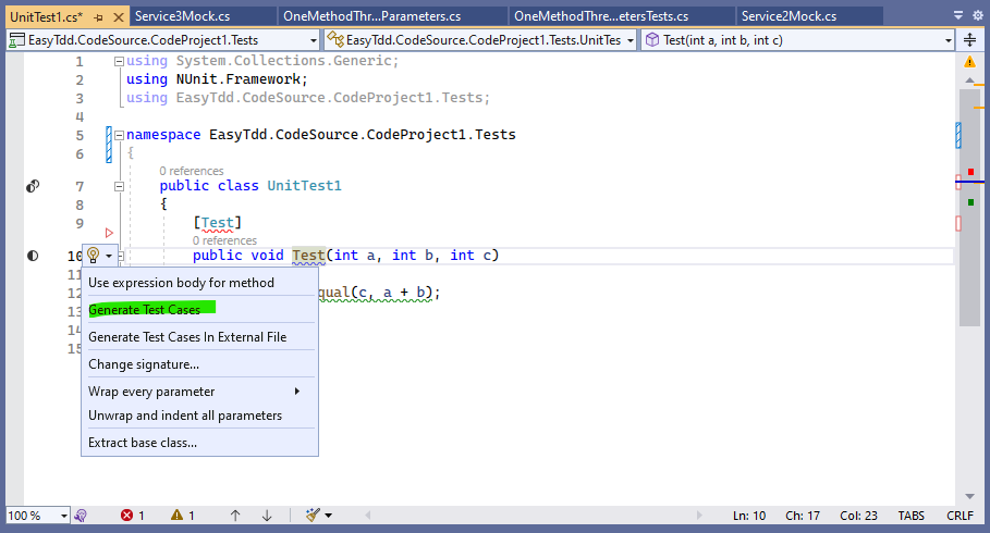 EasyTdd - Visual Studio Marketplace